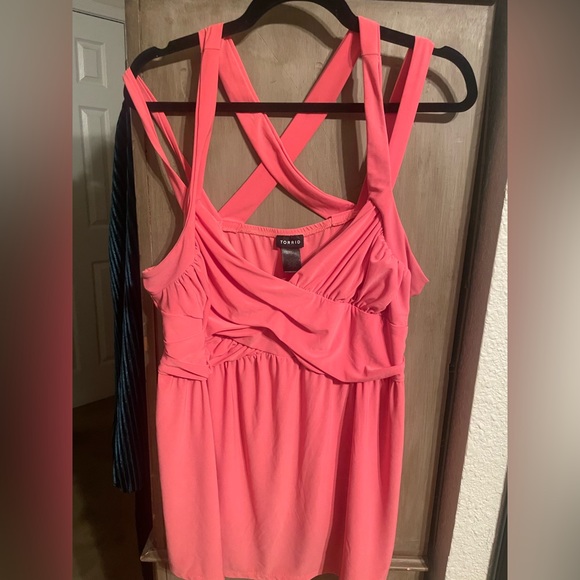 torrid | Tops | Coral Strappy Cami | Poshmark
